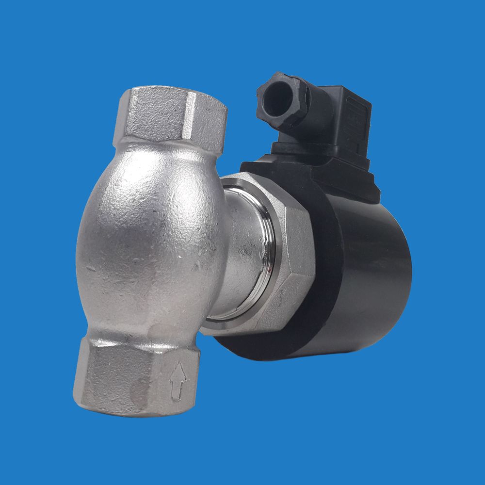 Kit Válvula vapor 2/2 vias inox G1.1/2 + bobina DC24V2L350/500S - conecfit