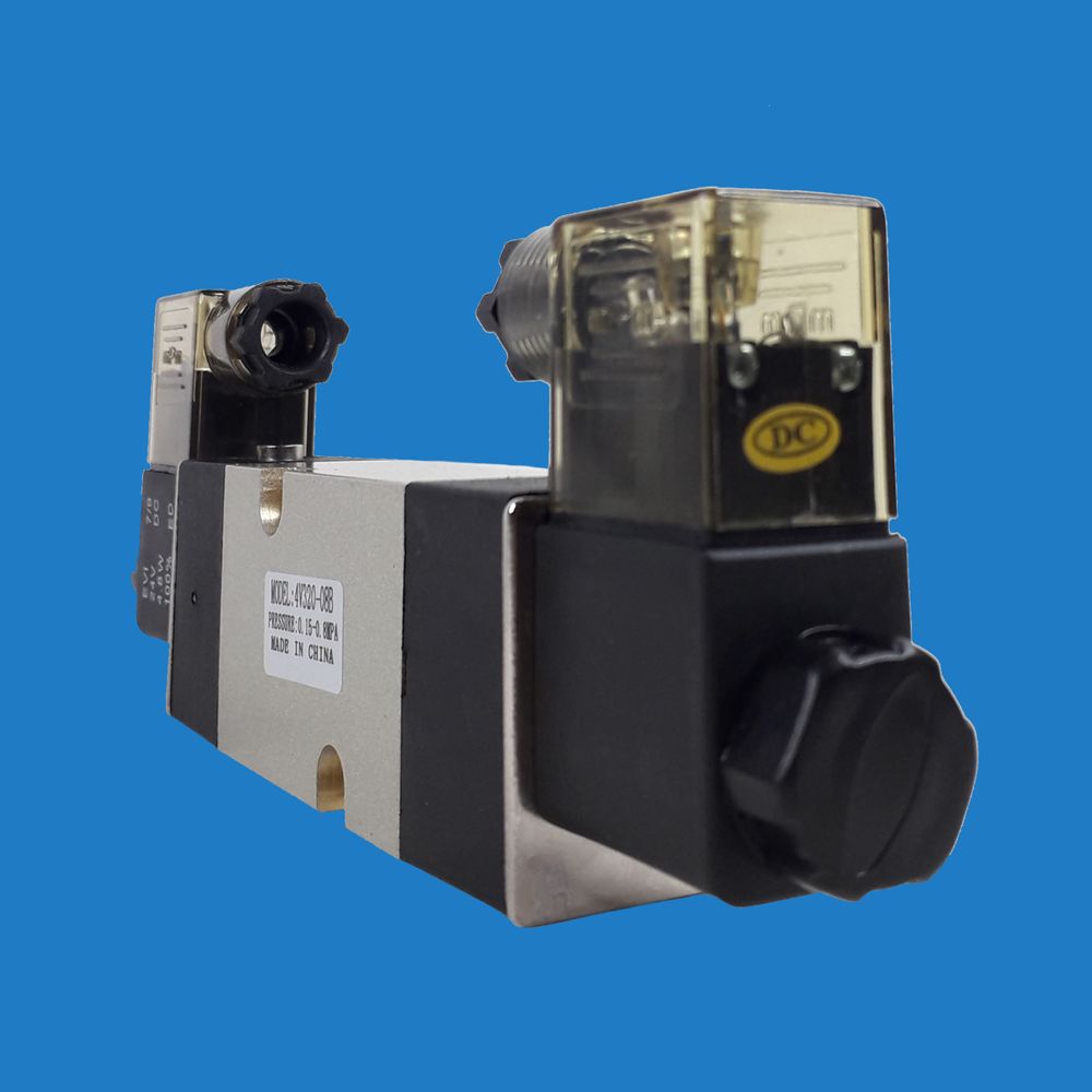 KIT VALVULA SOLENOIDE 5/2 VIAS NAMUR SERIE 200, DUPLA-AÇÃO, ROSCA 1/4 ...